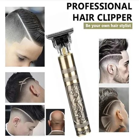 Professional Hair Clipper Vintage T9 Dragon Electric Hair Trimmer ...