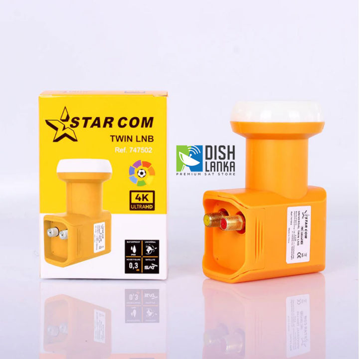 Starcom Universal Twin LNB DVB S/S2 High Gain Low Noise 0.3db KU band ...