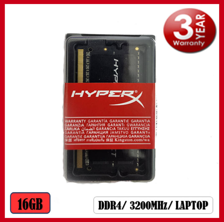 Kingston HyperX RAM DDR4 16GB/ Laptop/3200MHz CL15 260-Pin SO-DIMM Memory Ram (HX432S20IB/16 ...