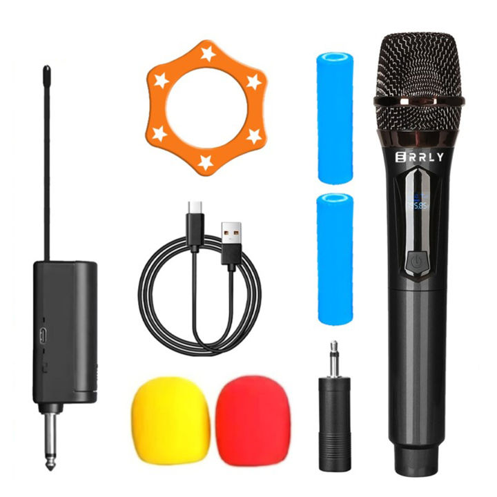 ERRLY YF-108 Rechargeable Wireless Professional UHF Microphone with ...