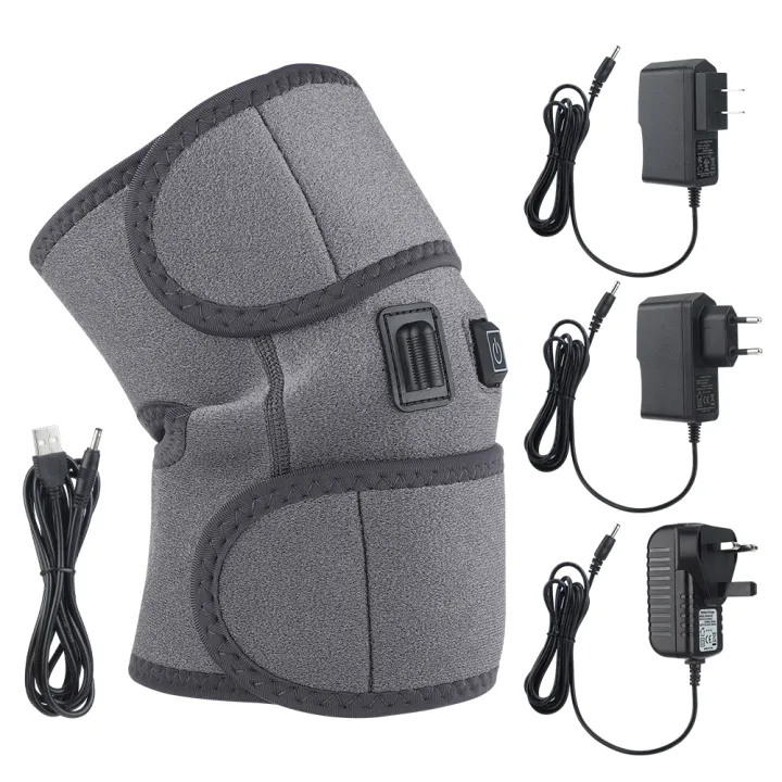 Electric Leg Heating Knee Pads Infrared Heated Therapy Hot Compress ...