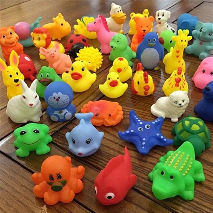 [Baby Pinch Fun Toys] Baby Scream Small Animal Playing Water Toys ...