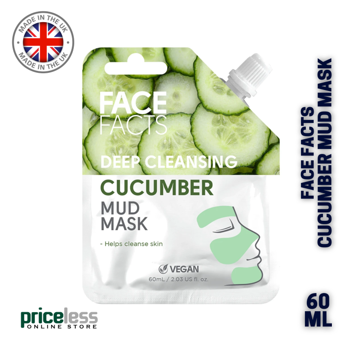 Face Facts Deep Cleansing Mud Mask Cucumber Face Mask 60 ml | Daraz.lk