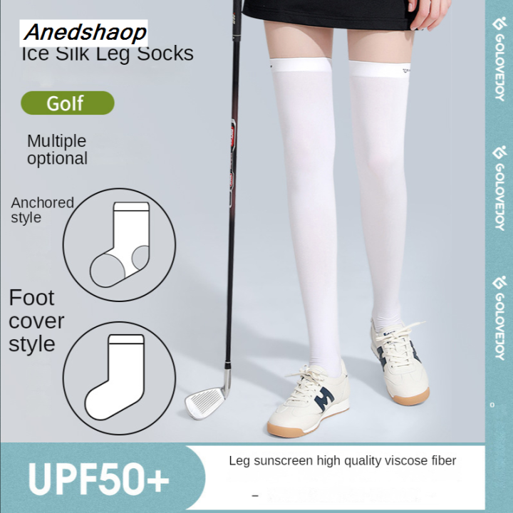 Anedshaop Ice Silk Woman Sun Protection Leg Cover Ladies Outdoor Riding ...
