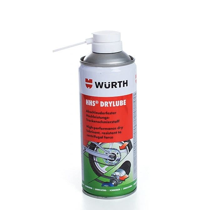WURTH HHS® DRYLUBE ADHESIVE LUBRICANT - 400ML Motorcycle chain lube ...