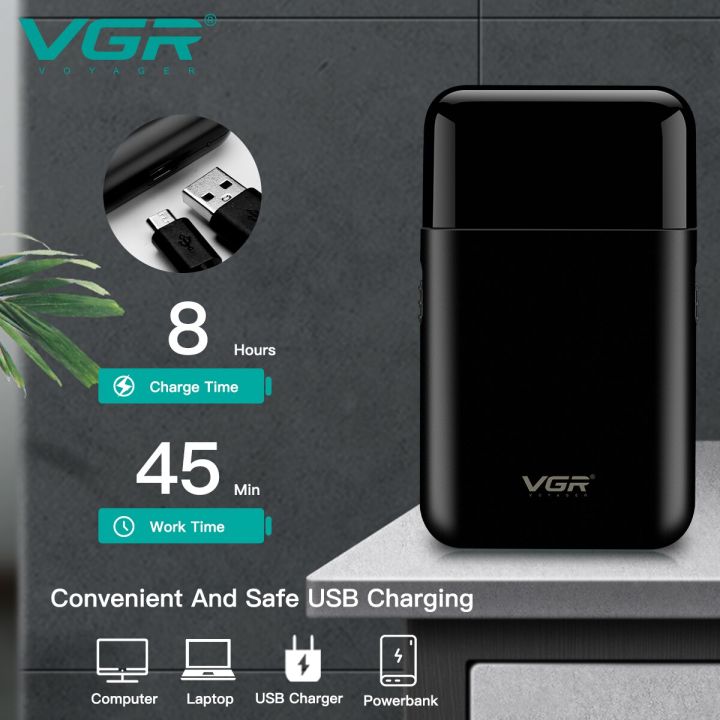 VGR Electric Shaver Professional Shaver Portable Mini Shaving Machine ...