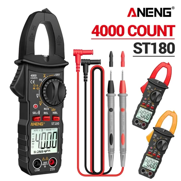 High Precision Clamp Meter for AC&DC Voltage AC Current Resistance ...