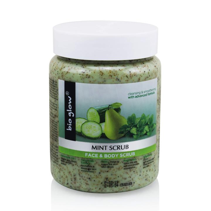 Bio Glow Mint Face & Body Scrub - 500Ml | Daraz.lk