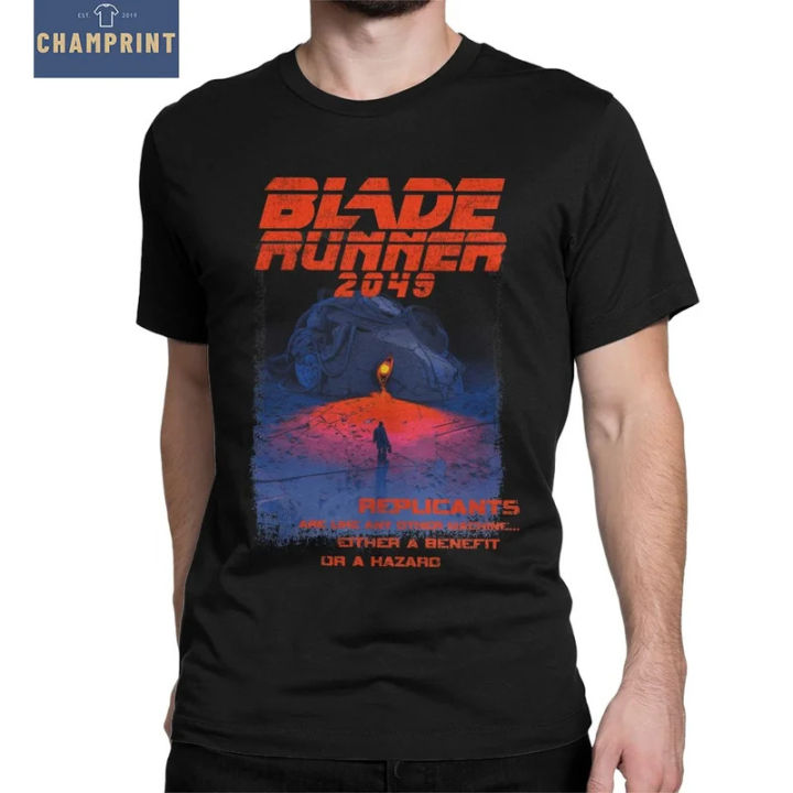 Blade Runner 2049 T-Shirts Men Funny Pure Cotton Tee Shirt Round Neck ...