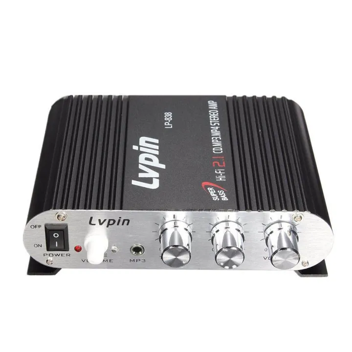 Super Bass Mini Car Stereo Amplifier Booster For 12V Vehicles ...