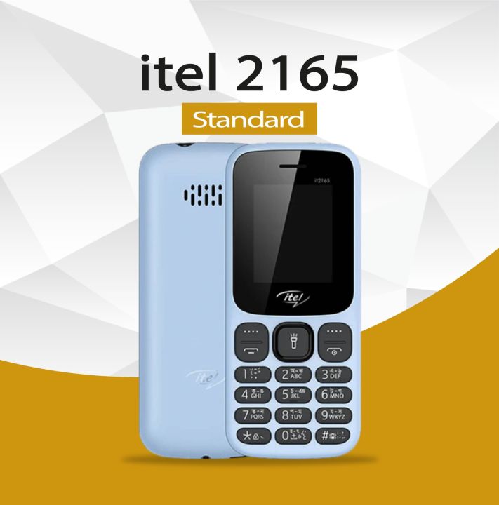 Itel 2165, Standard Storage, 1.8 Inches, Bright Big LCD Display, 1000 ...