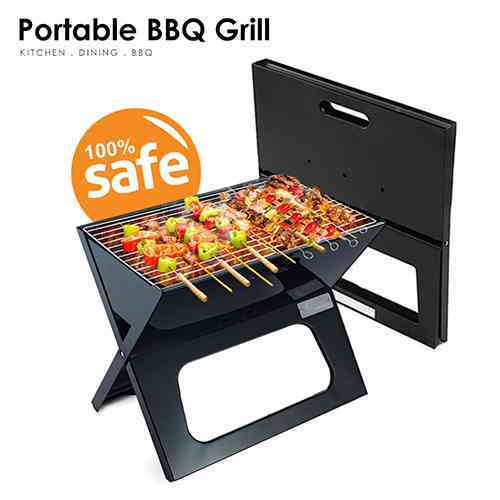 Portable Foldable BBQ Machine (GRILL) - Picnic notebook 17.7" | Daraz.lk