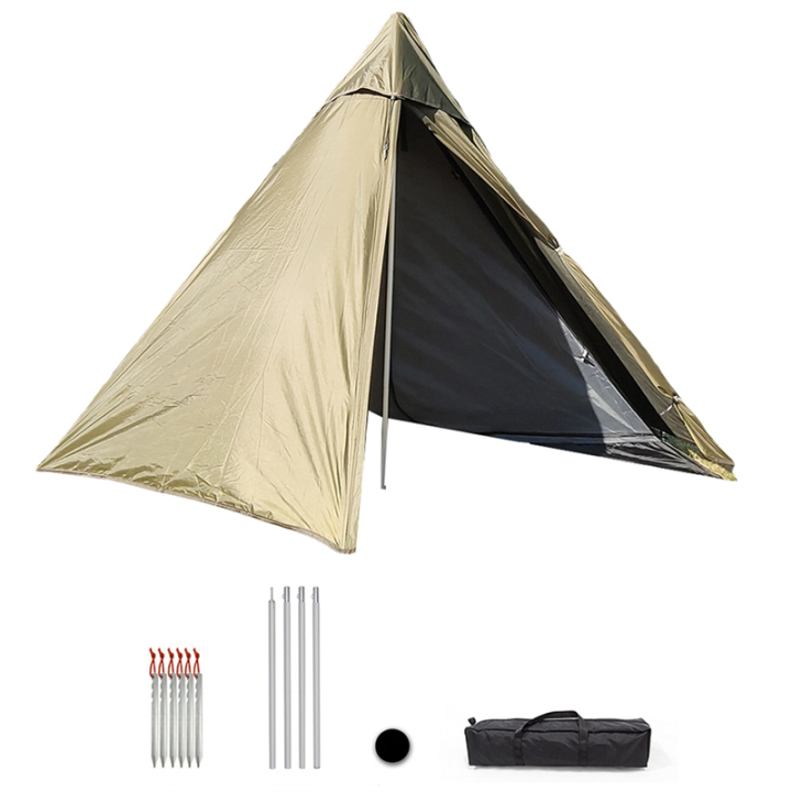Pyramid Tent Solo Tent Ultralight Tipi Tent Outdoor Camping A | Daraz.lk