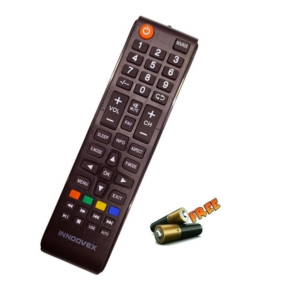Innovex LED TV Remote Controller & Free Batteries | Daraz.lk