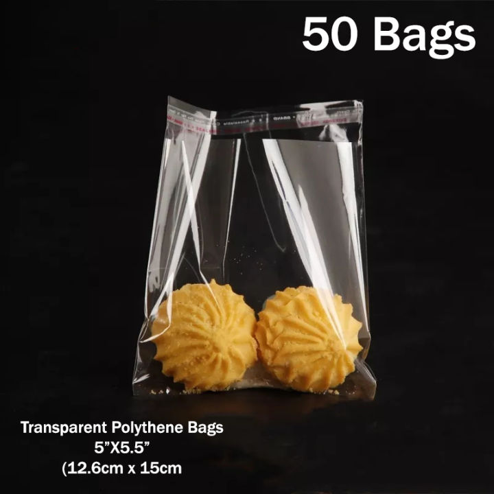 Flyers Small Poly OPP Clear Transparent 5"X5.5" Polythene Bags Flyers ...