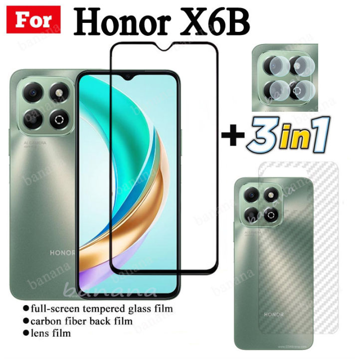 Honor X6B Tempered Glass - 3-in-1 Screen and Lens Protector | Daraz.lk