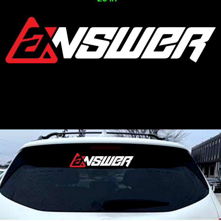 1 Pc 20x4/5/8in ANSWER Stickers | Daraz.lk