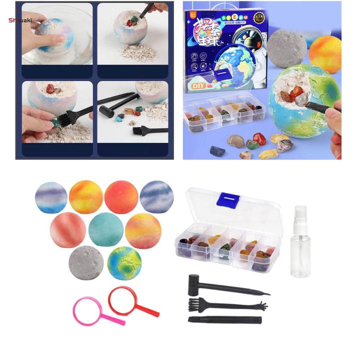 Kid Rock Digging Excavation Kits Planets DIY for Kids Children Age 8 ...