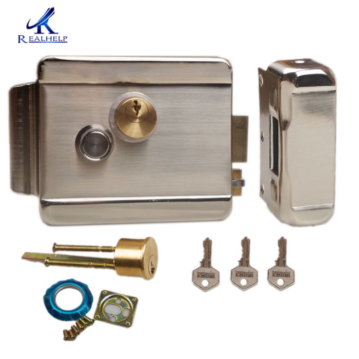 Electric Gate Lock Outdoor Metallic 12V | Daraz.lk
