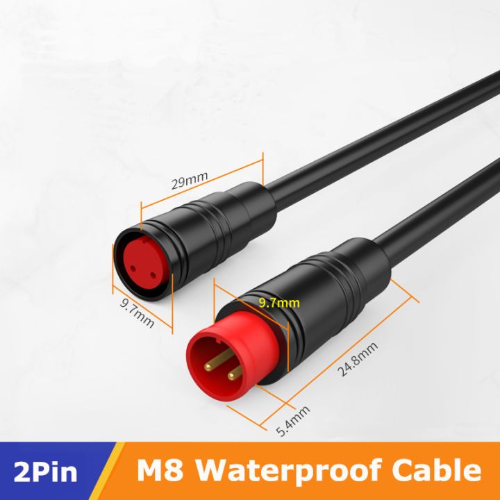 M8 Electric bicycle E-bike waterproof plug connector Scooter brake ...