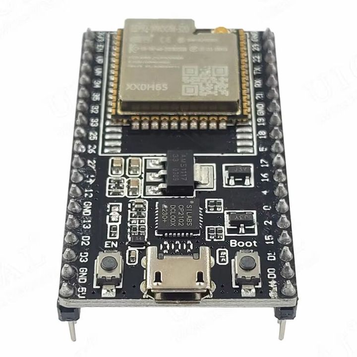 ESP32 38Pin WROOM-32U Bluetooth BLE And WIFI Development Board With U.FL Antenna Connector ...