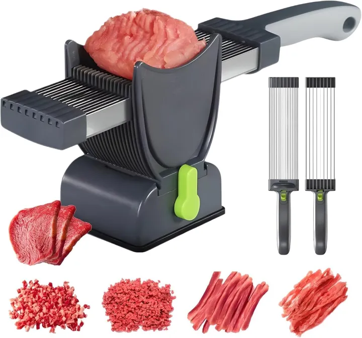 Fresh Meat Slicer Cleaver Kitchen Meat Slicing Knife Set Shredding ...