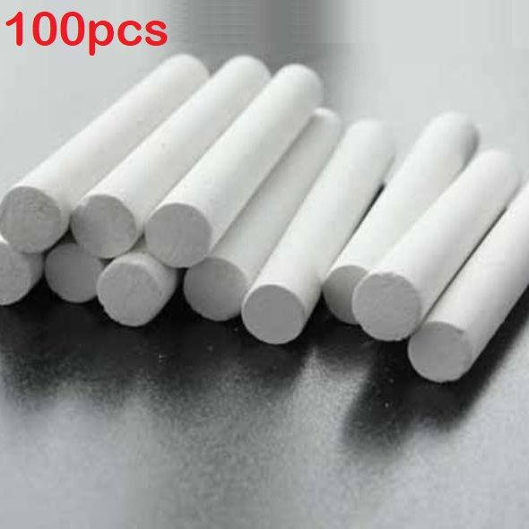 100PCS BOX of Black Board Chalk - White Color | Daraz.lk