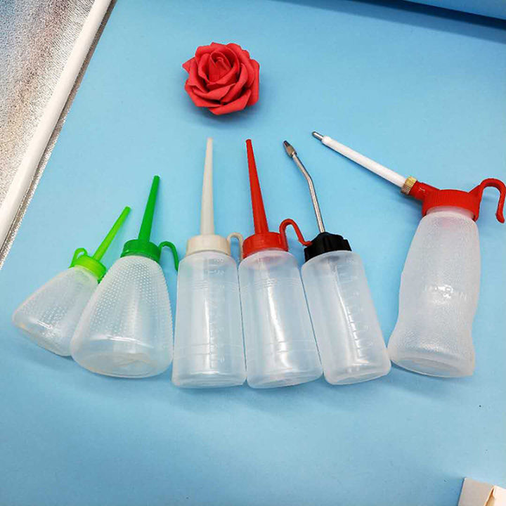 1PC Iron Spout Plastic Long Nozzle Storage Pot Oiler Oil Dispenser ...