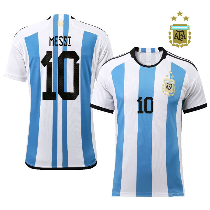2022 World Cup Argentina national team home and away jersey number 10 ...