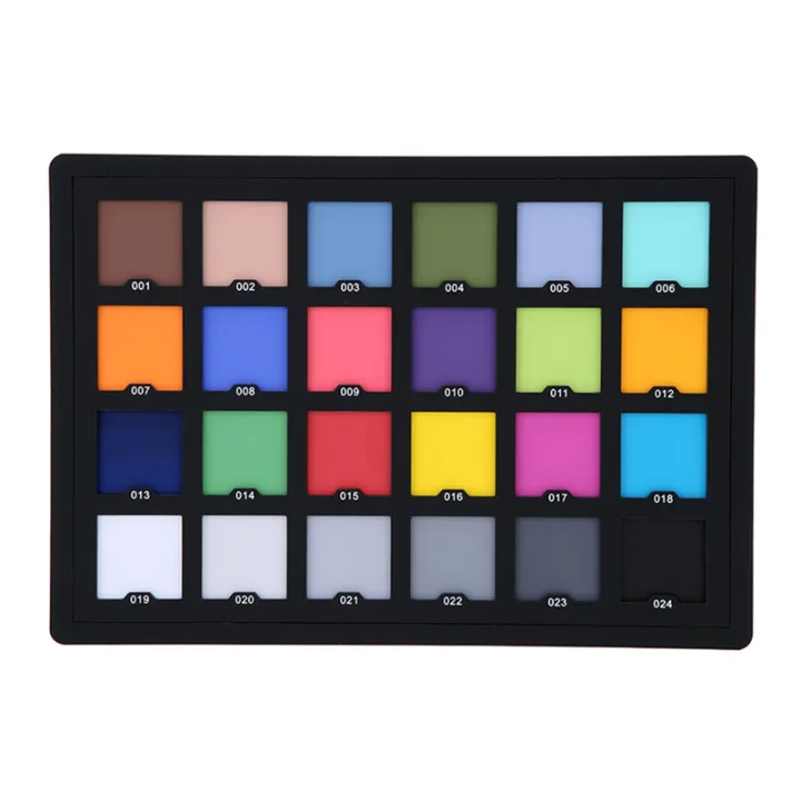 24 Color Card Test for Superior Digital Color Correction for Color ...