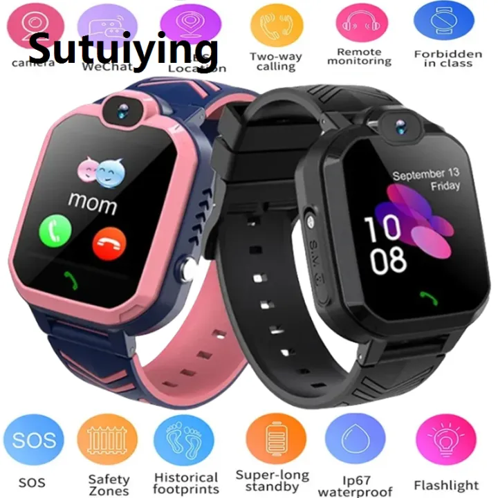 Sutuiying High Quality Kids Smart Watch Electronic Sport SOS Children ...