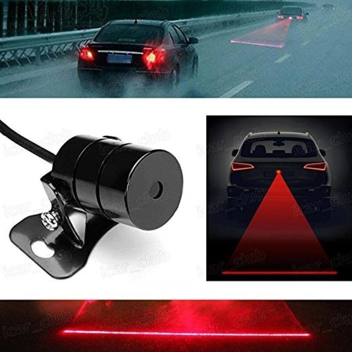 Car LED Laser Fog Light Motorcycle Tail Lamp auto Taillight Brake ...