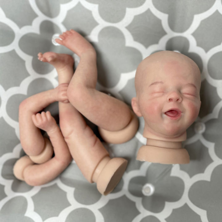12 Inch Soft Solid Silicone Bebe Reborn Kits painted by artists ...