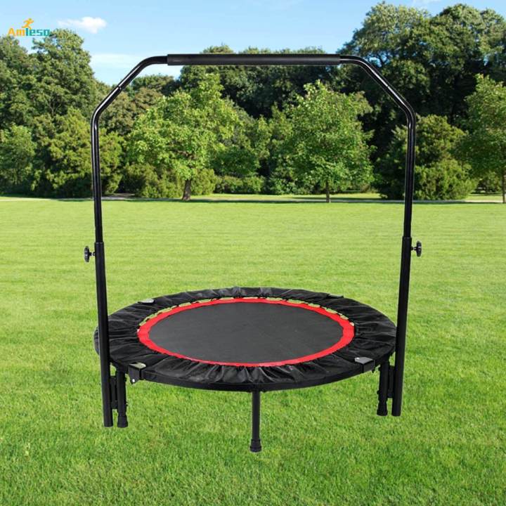 Mini Trampoline Sturdy Portable Round Trampoline Jump Bed Folding ...