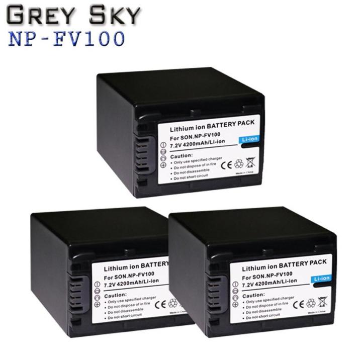 NP-FV100 PXW-Z90 HXR-NX80 AX60 AX100E AXP55 Camcorder Compatible NP-FV100A | Daraz.lk