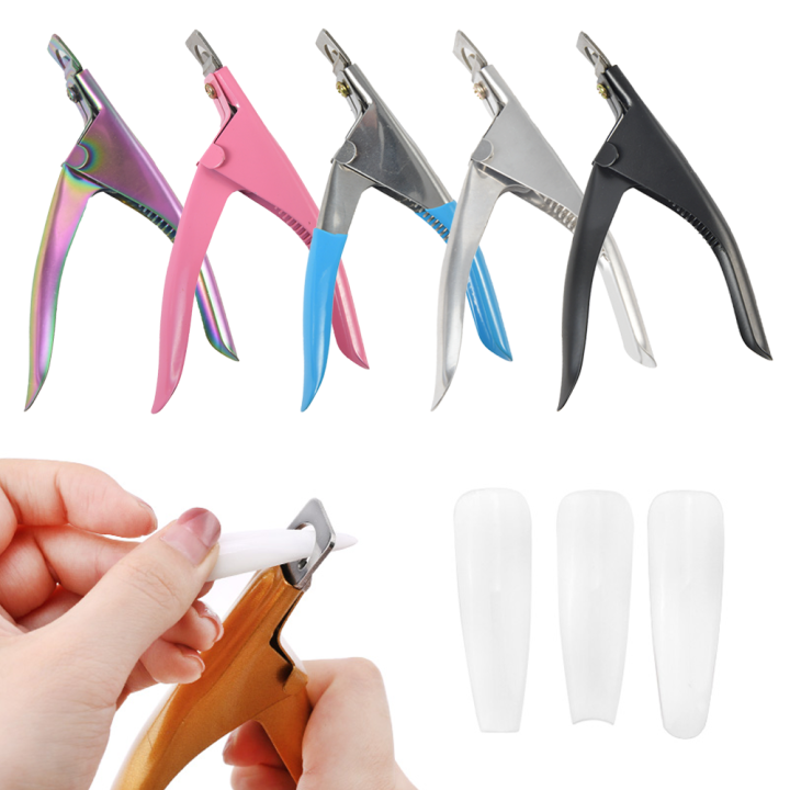 Professional Nail Art Clipper Special Type U Word False Tips Edge ...