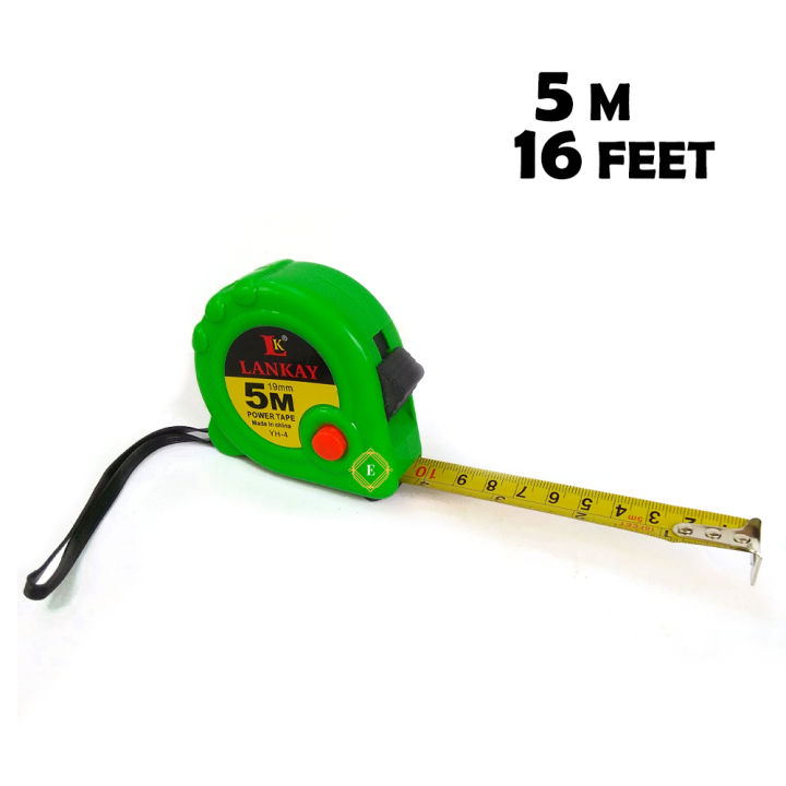 High quality 5m (16 Feet) measure tape meters precision and durable measuring ruler measuring ...