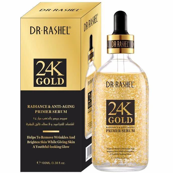 DR.RASHEL 24K Gold Radiance & Anti-Aging Primer Serum 100ML | Daraz.lk