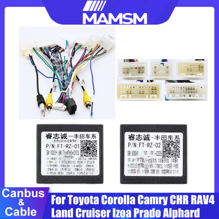 Car Canbus Box Adaptor Rz-Ft-01 Rz-Ft-02 For Toyota Corolla Camry Rav4 Chr Land Cruiser Izoa ...