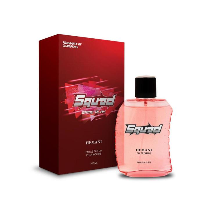 𝗛𝗘𝗠𝗔𝗡𝗜 𝗟𝗜𝗩𝗘 𝗡𝗔𝗧𝗨𝗥𝗔𝗟 - SQUAD PERFUME GAMEPLAY FOR MEN 100ML | Daraz.lk