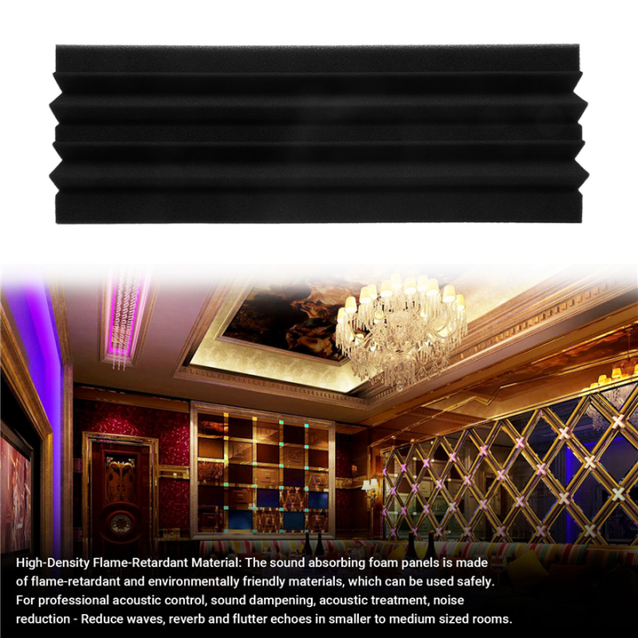 4 Pcs Acoustic Panels Studio Acoustic Soundproof Foam,Sound Treatment ...