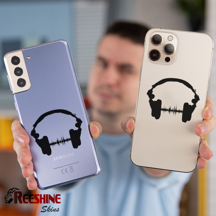 Headphone Design Vinyl Decal Sticker For mobile phone | Daraz.lk