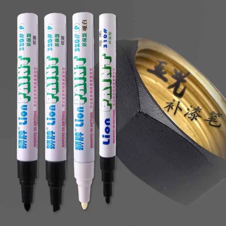 1MM/2MM/5MM Matte Paint Pen Matt Pen Black Gray White Metal Hardware ...