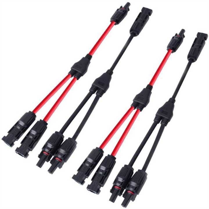 Power Solar Connector Y-Branch Cable, Solar Cable Parallel Adapter ...