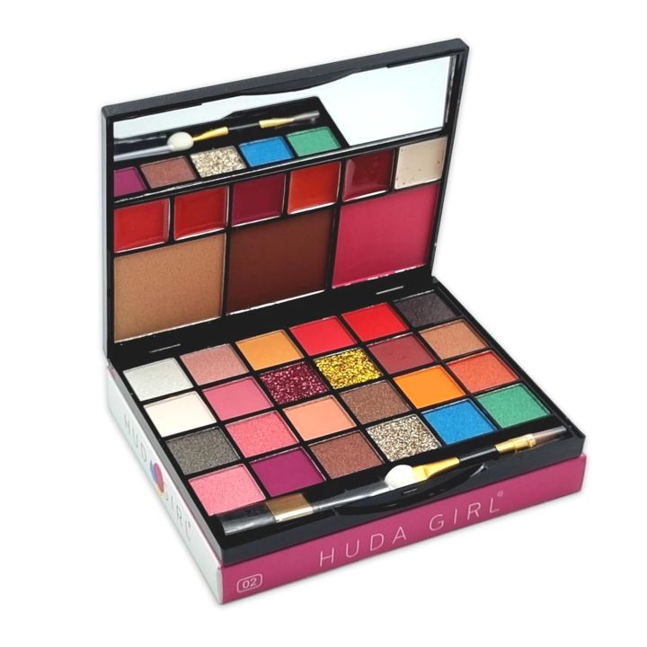 Huda Girl Beauty All In One Makeup Kit - Eyeshadow With Brush, Contour ...
