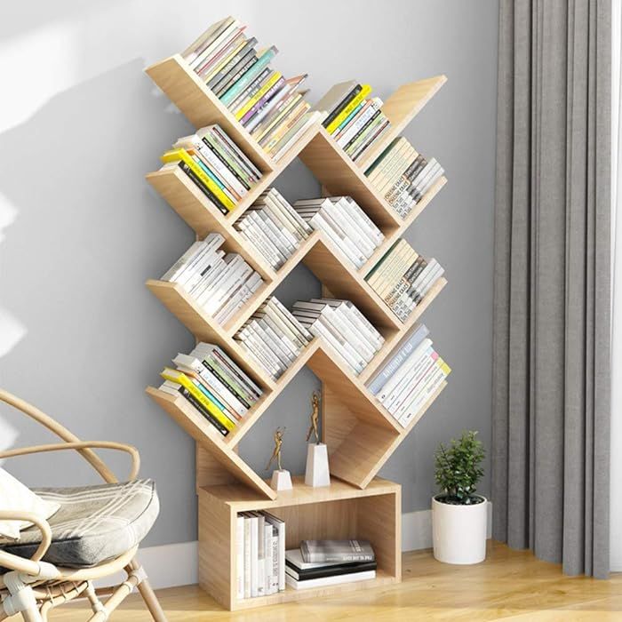 Bookcase and Book Shelf 14 Shelf Tree Bookshelf | Daraz.lk