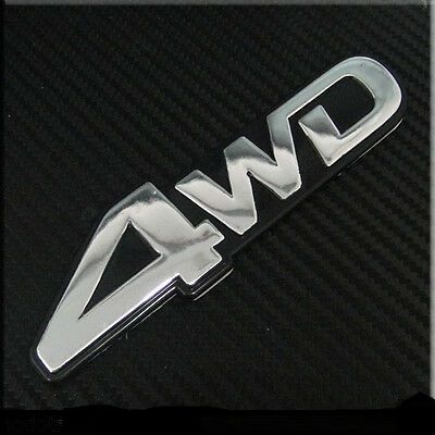 Letter Metal Emblem 4WD Badge | Daraz.lk