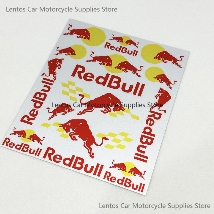 Motorcycle Red Bull Sticker Logo Car Motorcycle Body Fuel Tank Helmet ...