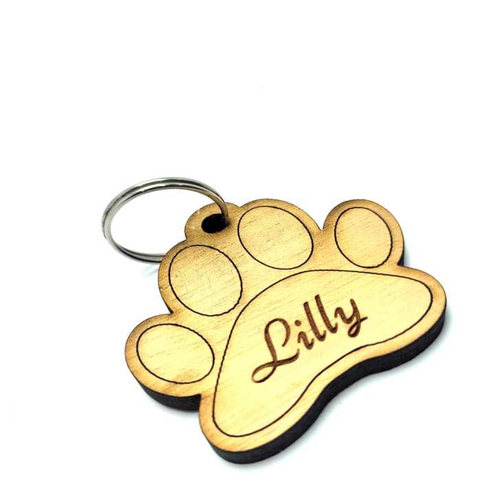 Dog Tags, Personalized Wooden Dog Tags, Cat Tags, Pet Tags | Daraz.lk