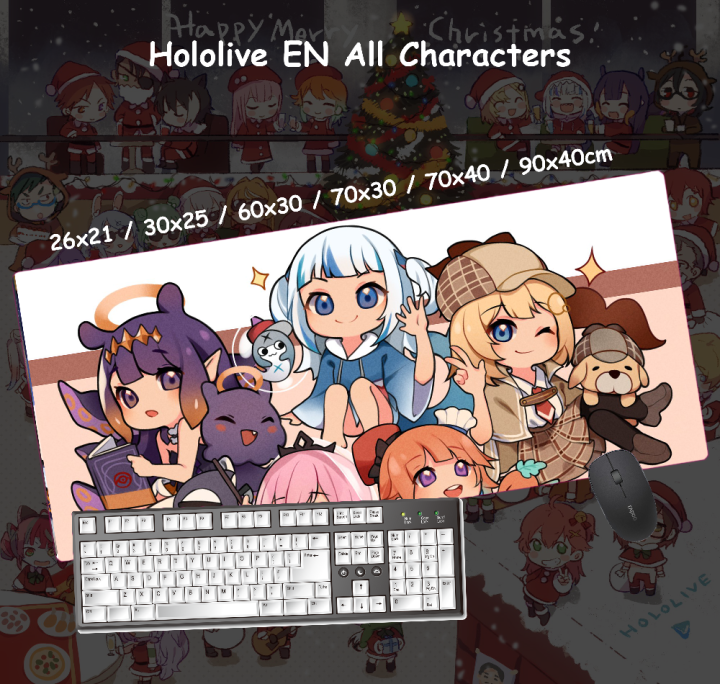 Hololive EN All Characters Gawr Gura Ninomae Ina'nis Mori Calliope ...